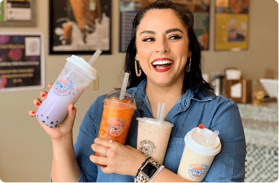 Miss Cow Frozen Yogurt South is a Boba Tea Shop in Laredo, TX 78043